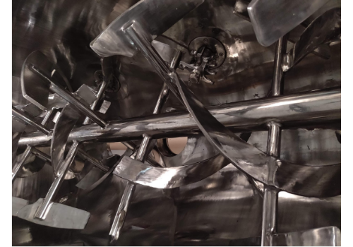 Ribbon-Paddle Blender is used for the blending of solid materials & pastes